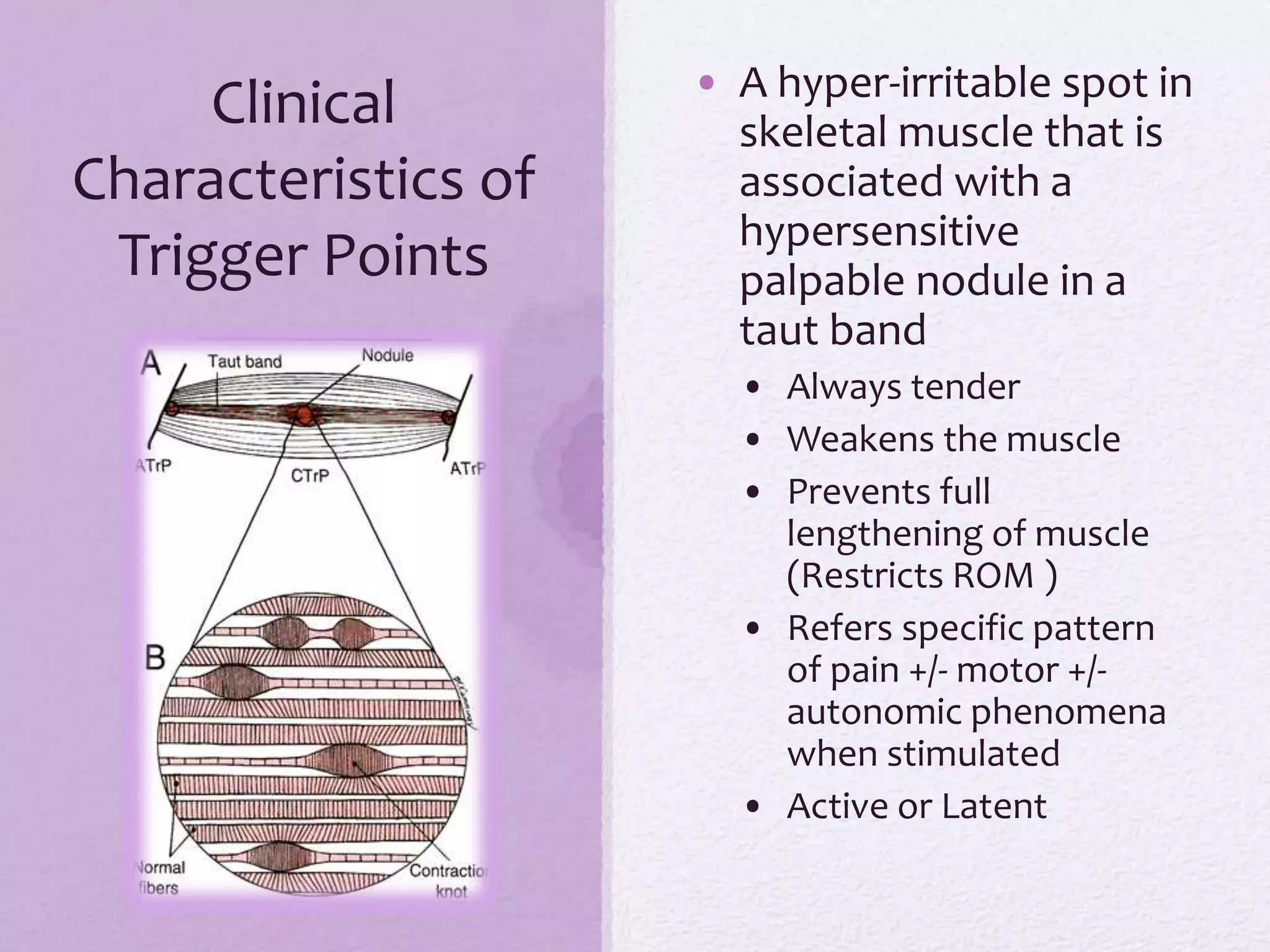 Chronic myofascial pain | PPTX