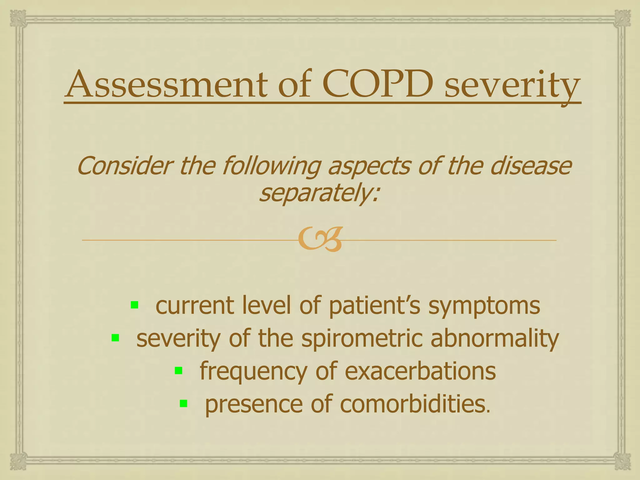 Chronic obstructive airway disease (coad) | PPTX
