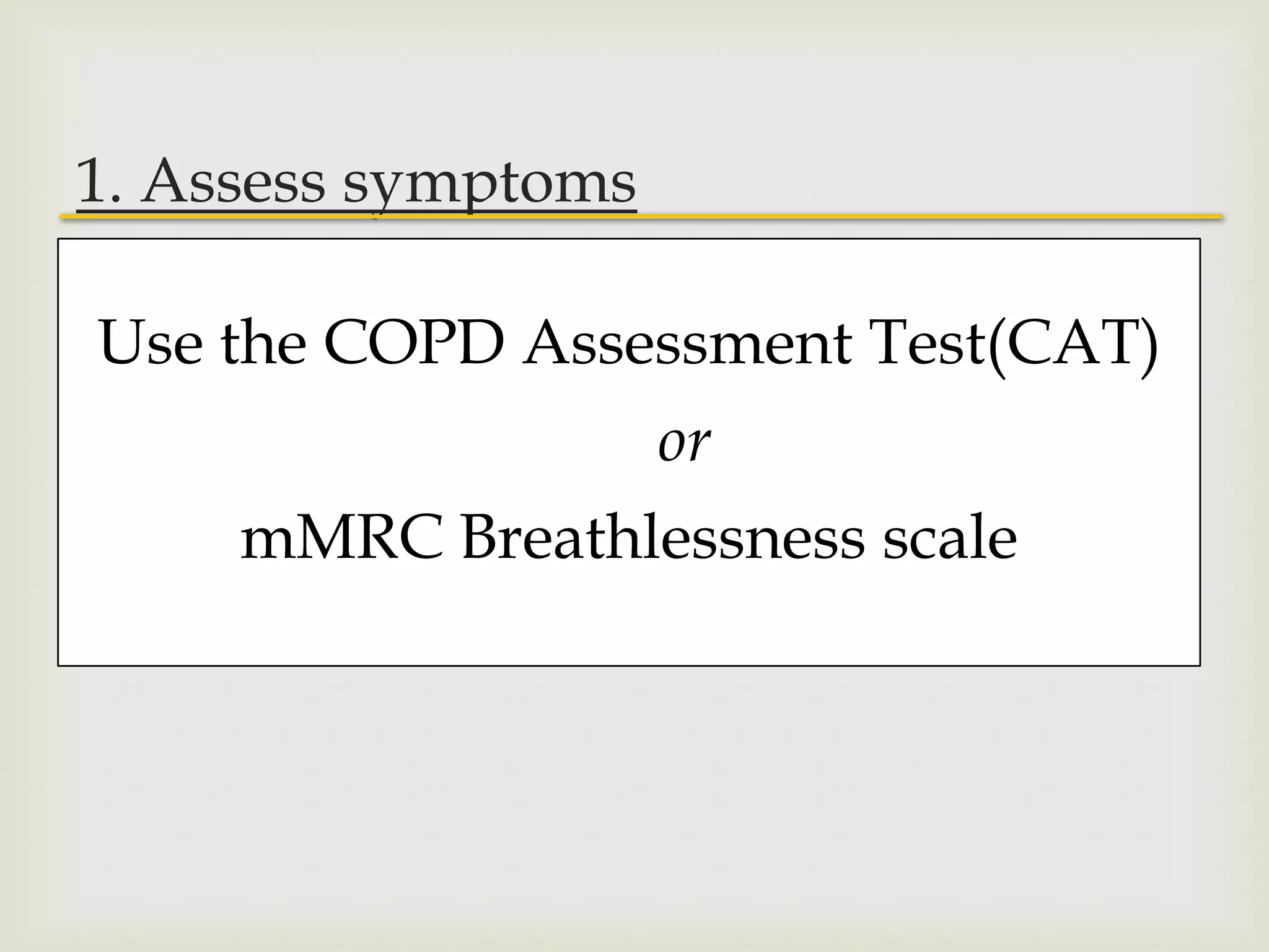 Chronic obstructive airway disease (coad) | PPTX
