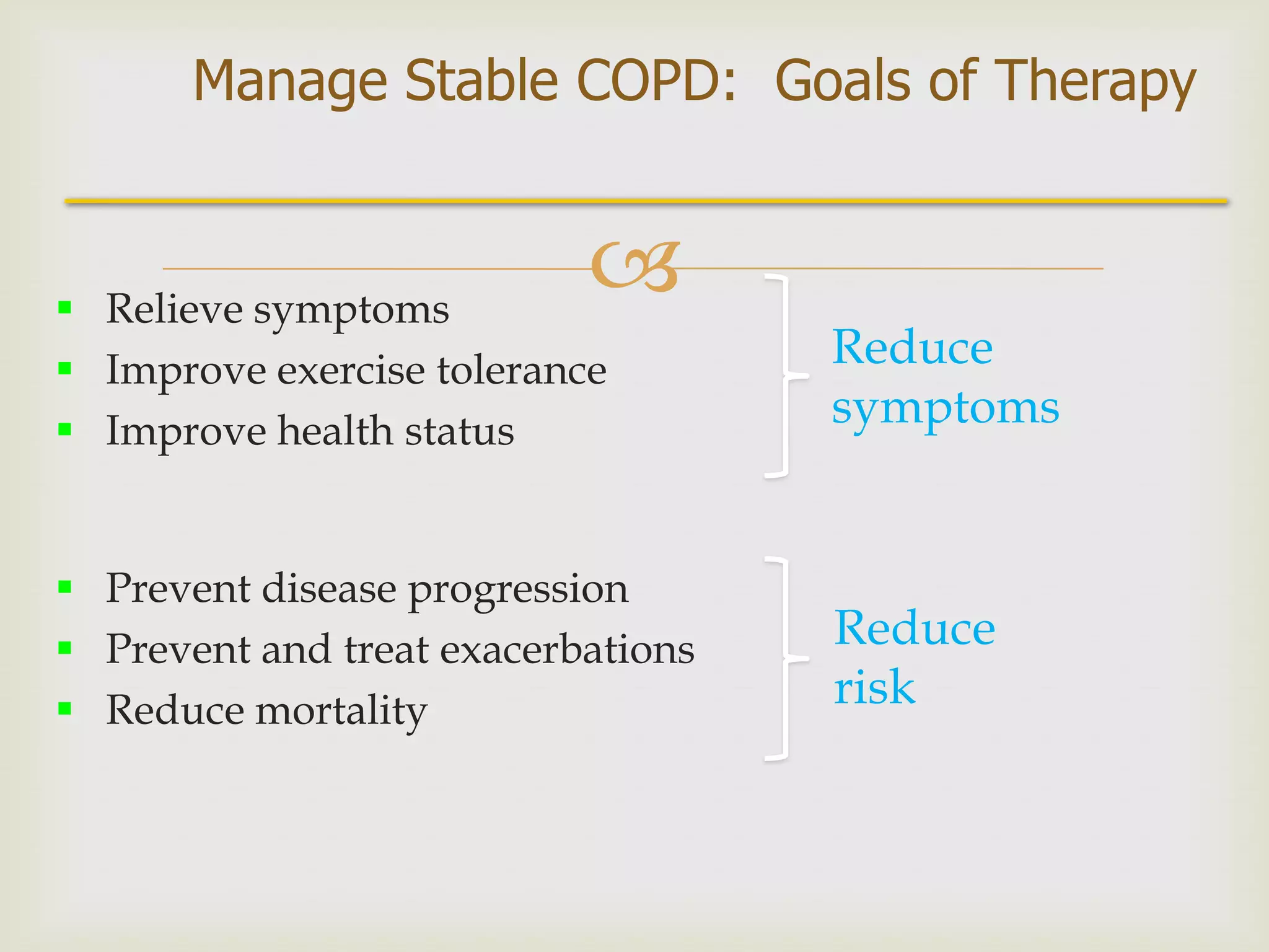 Chronic obstructive airway disease (coad) | PPTX