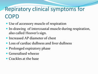 Chronic obstructive lung disease(copd) | PPTX