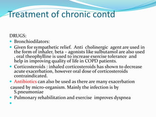 Chronic obstructive lung disease(copd) | PPTX