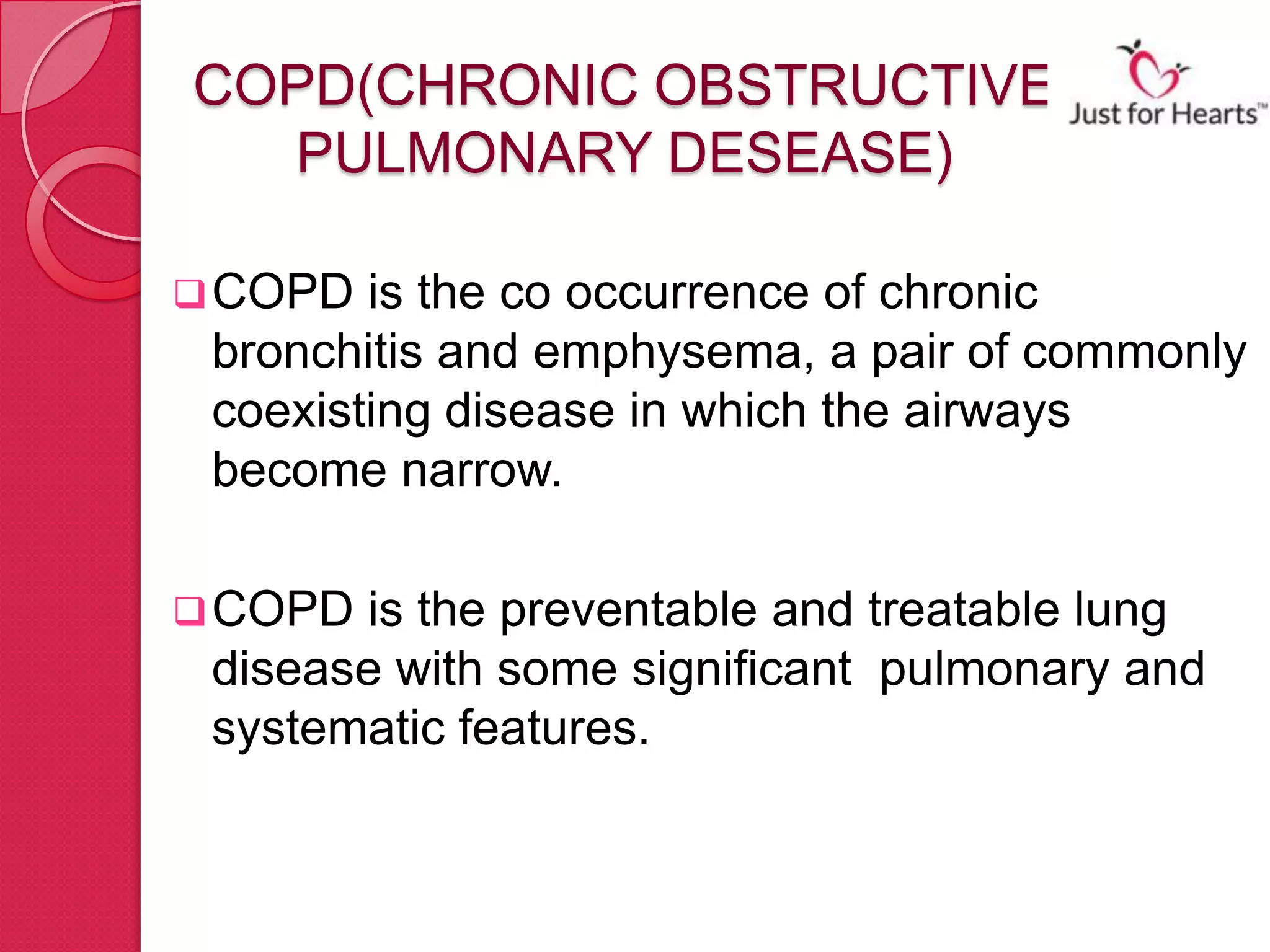 Chronic obstructive pulmonary disease | PPTX