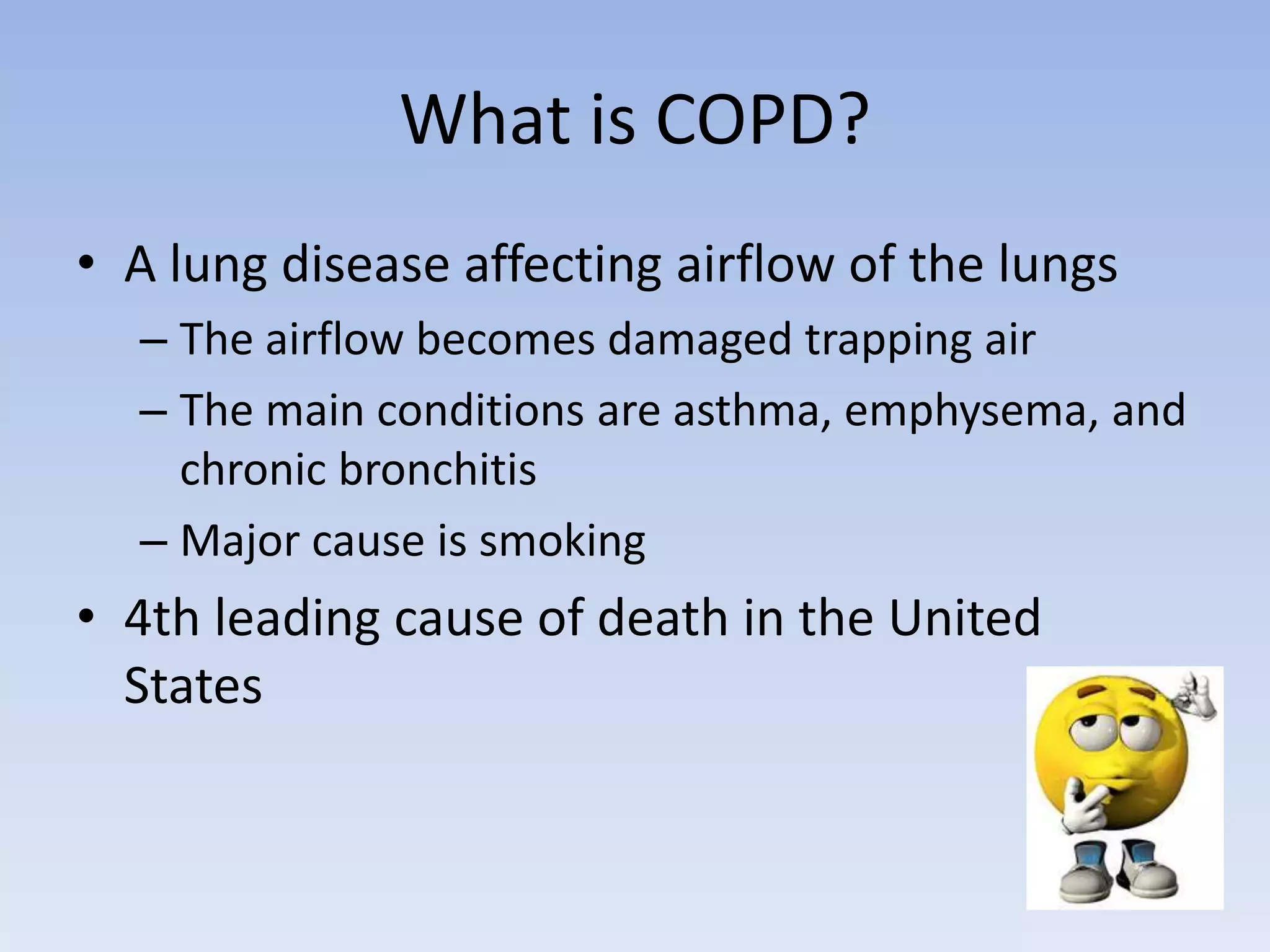 Chronic Obstructive Pulmonary Disease | PPTX