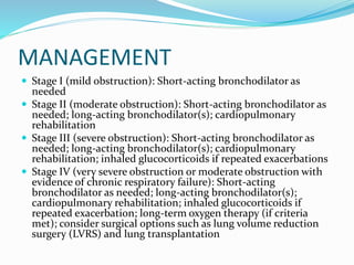 Chronic obstructive pulmonary disease | PPTX