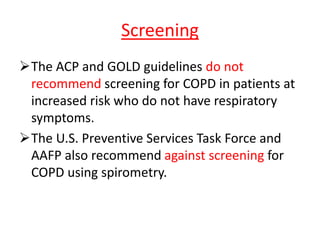 Chronic obstructive pulmonary disease | PPTX