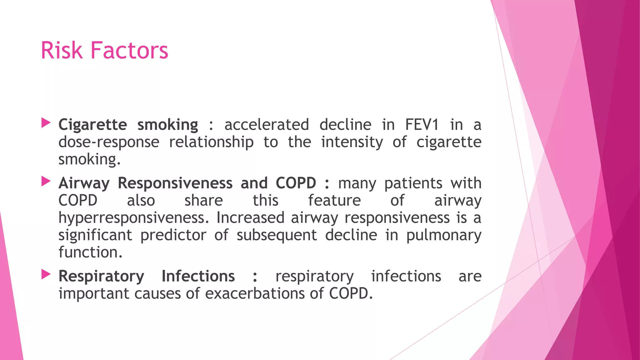Chronic Obstructive Pulmonary Disease Ppt