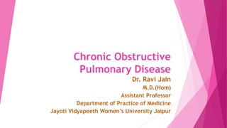 Chronic obstructive pulmonary disease | PPT
