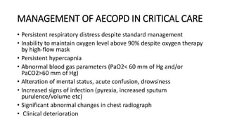 Chronic obstructive pulmonary disease | PPTX