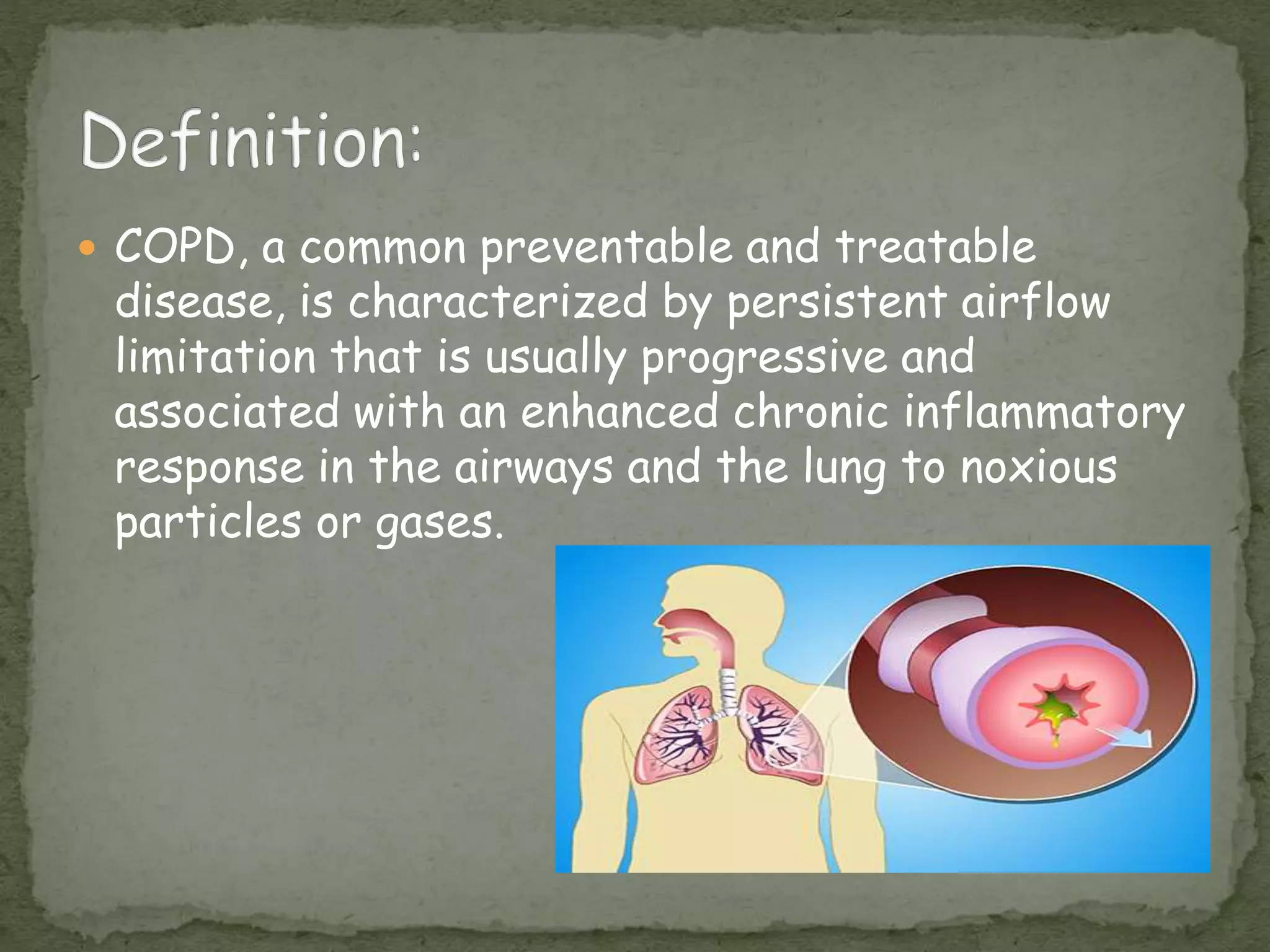 Chronic obstructive pulmonary disease | PPTX