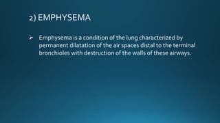 CHRONIC OBSTRUCTIVE PULMONARY DISEASE (COPD) | PPT