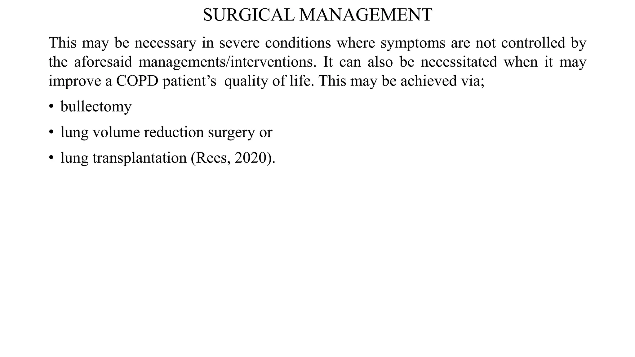 Physiotherapy management of chronic obstructive pulmonary disease ppt ...
