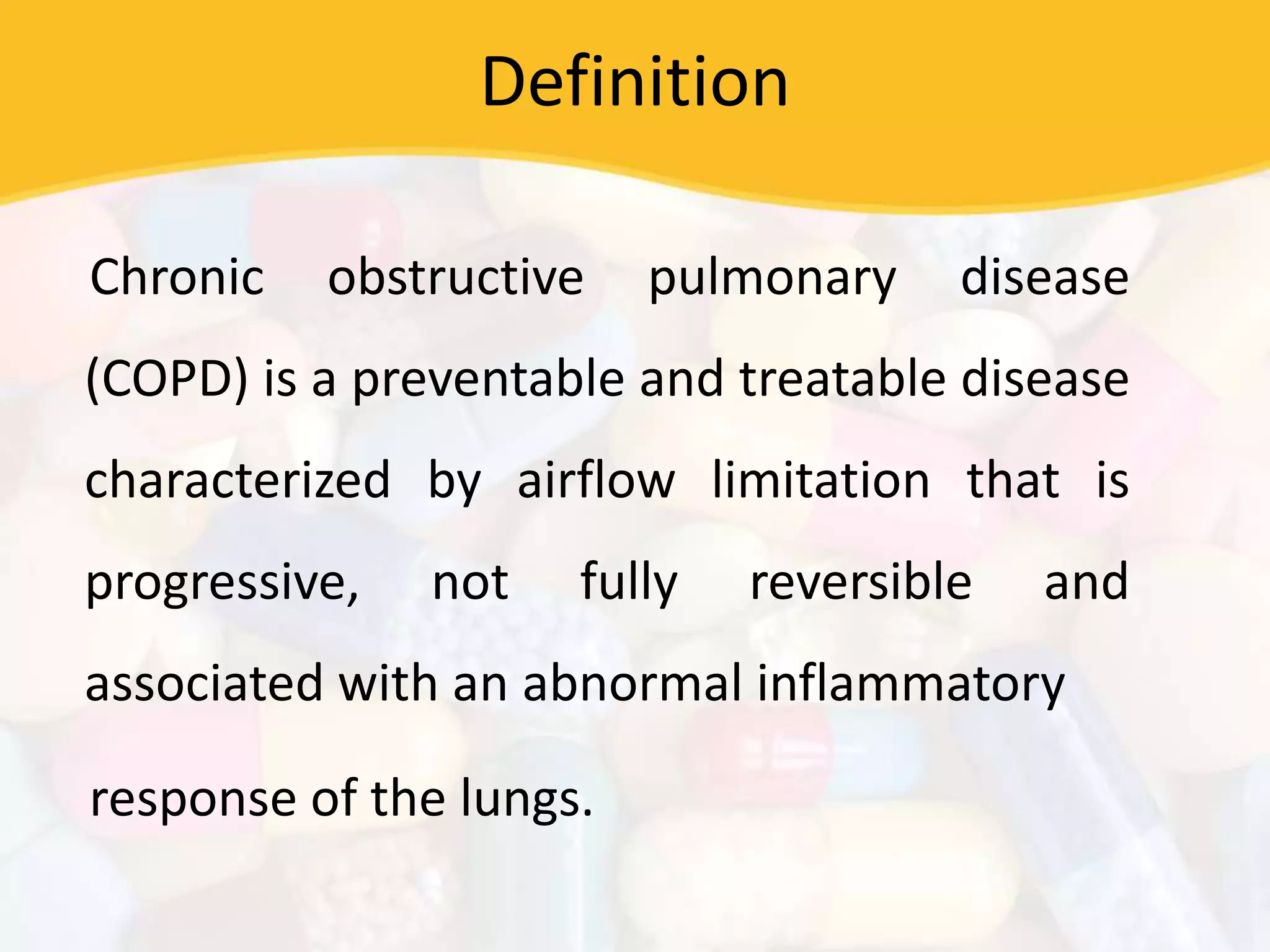 Chronic Obstructive Pulmonary Disease (Copd) | PPTX