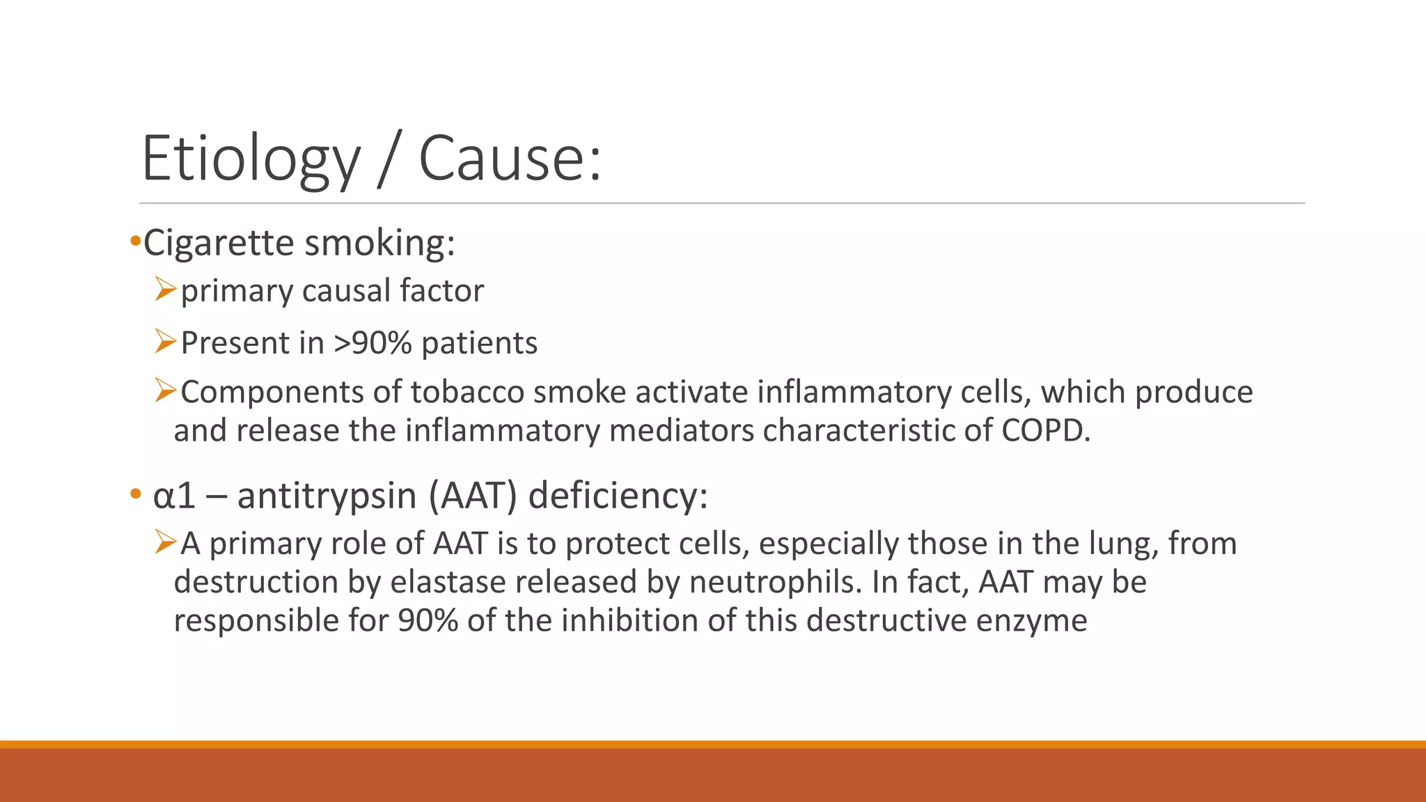 Chronic obstructive pulmonary disease (copd) | PPTX