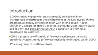 Chronic obstructive pulmonary disease (copd) | PPT