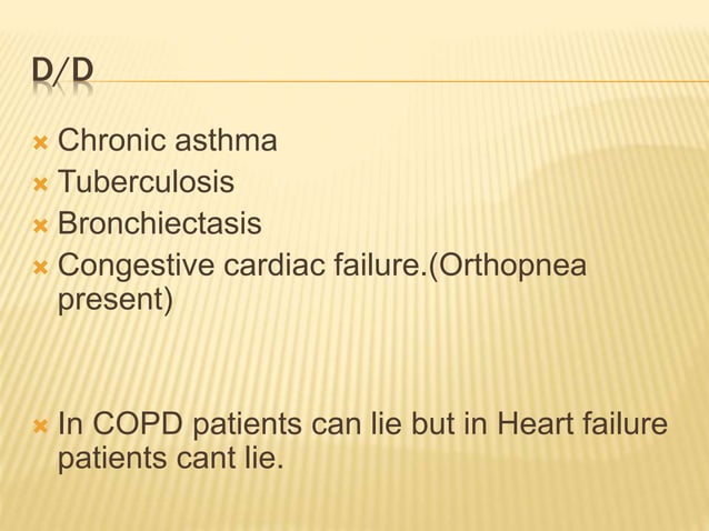 Chronic obstructive pulmonary disease(copd) | PPT