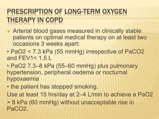 Chronic obstructive pulmonary disease(copd) | PPT