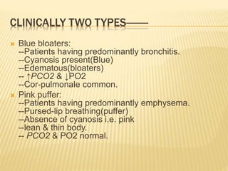 Chronic obstructive pulmonary disease(copd) | PPT