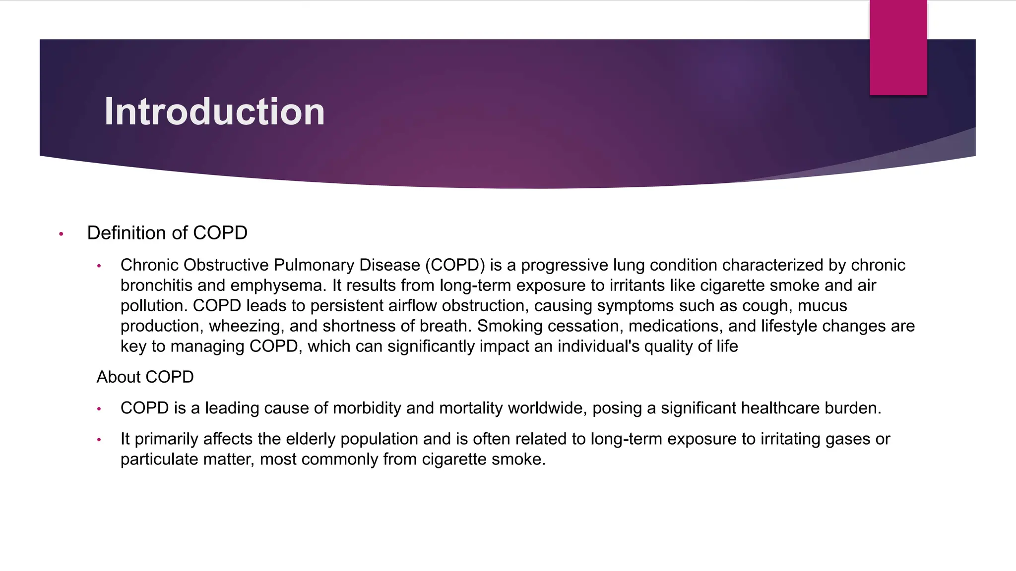 Chronic Obstructive Pulmonary Disease (COPD) 1.pptx