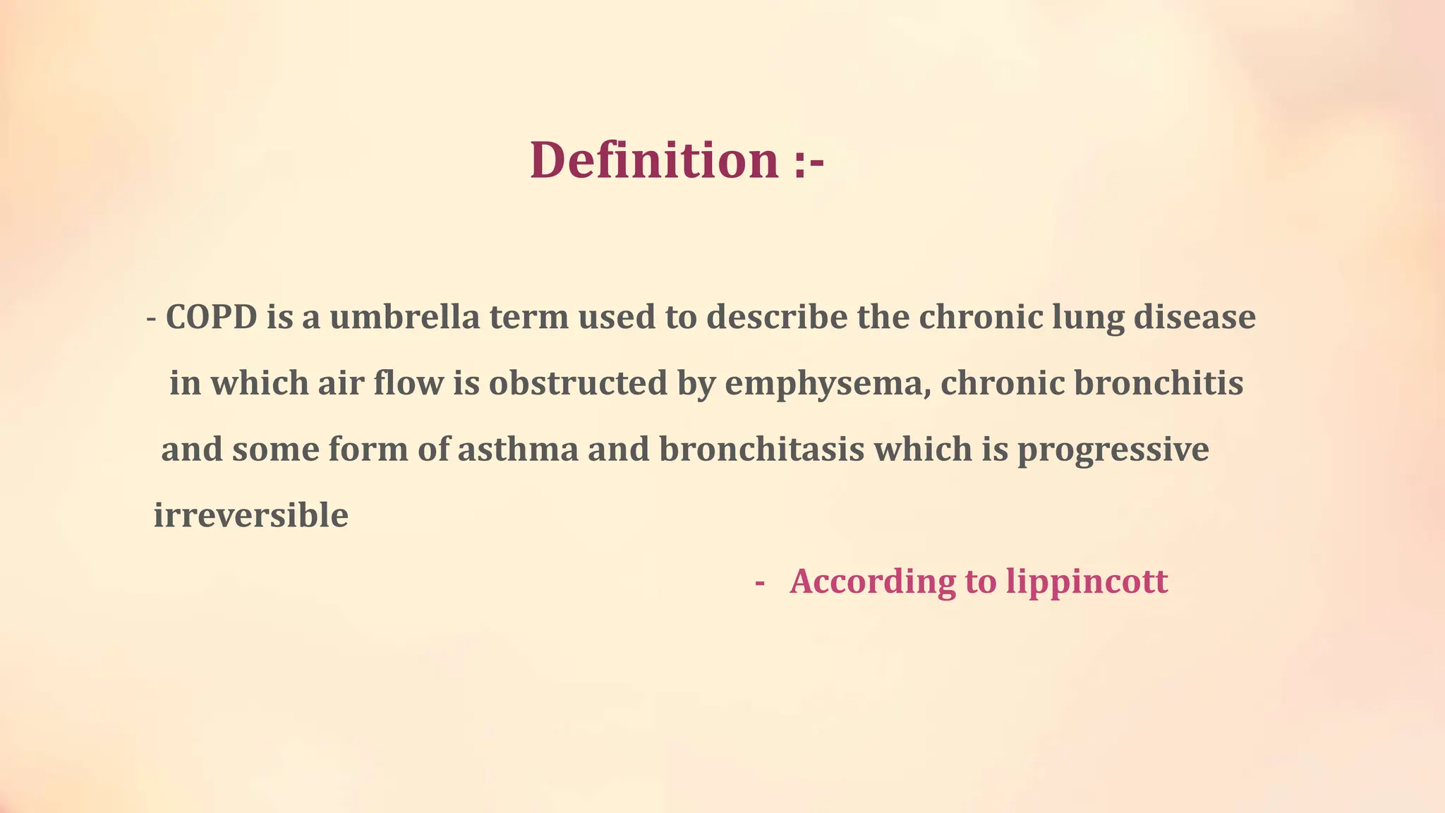 chronic obstructive pulmonary disease (COPD) slide share.pptx