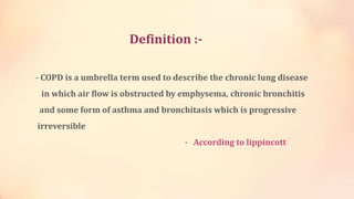 chronic obstructive pulmonary disease (COPD) slide share.pptx