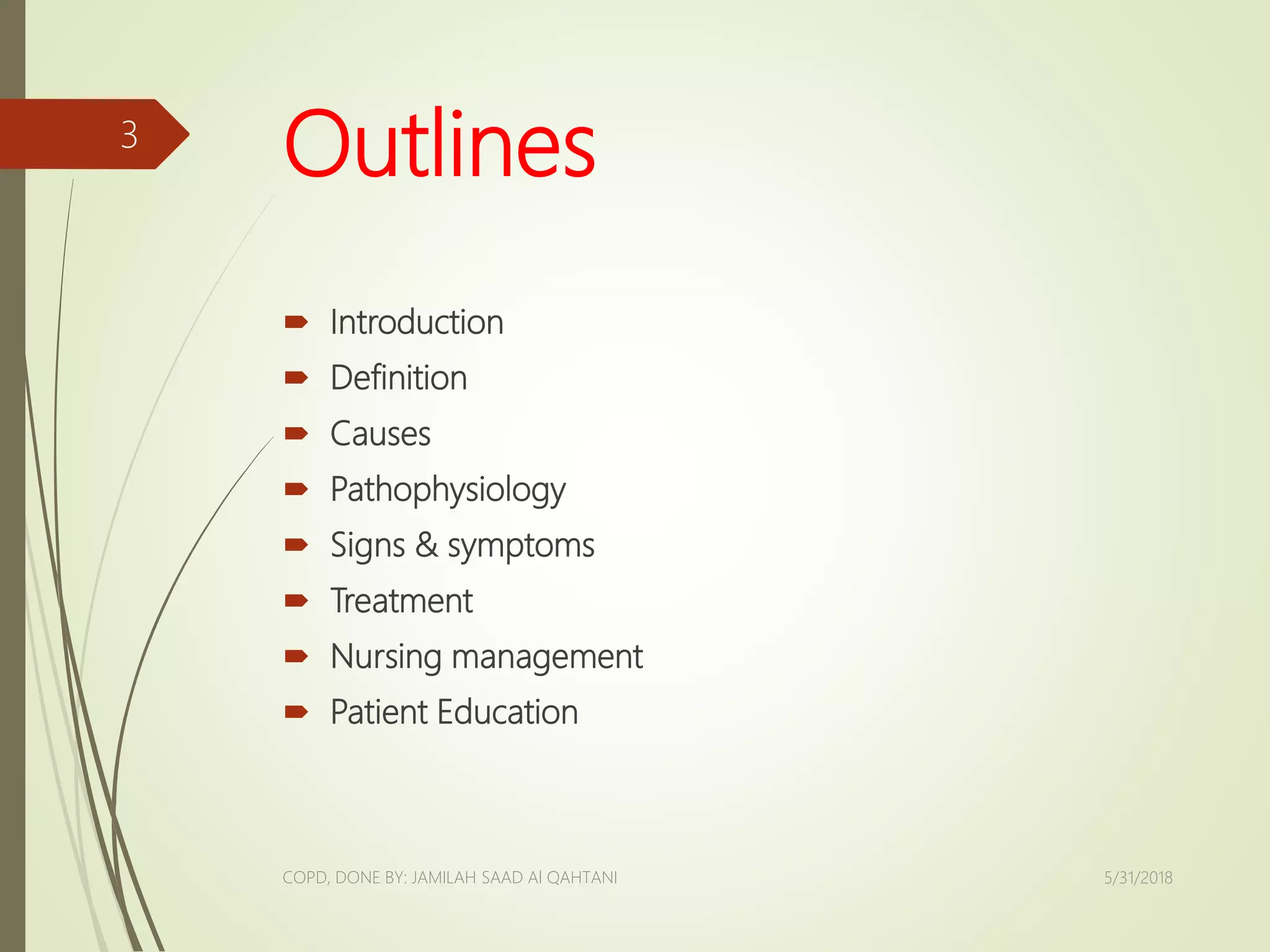 Chronic obstructive pulmonary disorder (copd) | PPTX