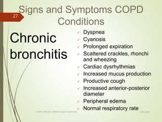 Chronic obstructive pulmonary disorder (copd) | PPTX
