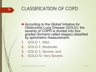 Chronic obstructive pulmonary disorder (copd) | PPTX