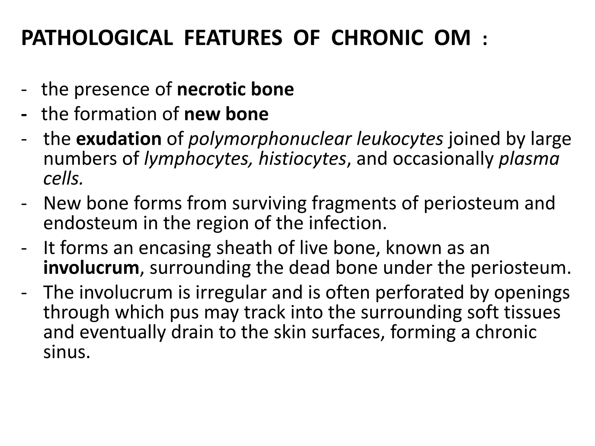 CHRONIC OSTEOMYELITIS | PPTX