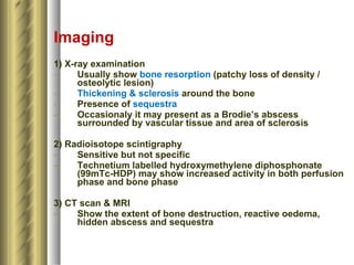 Chronic osteomyelitis | PPT