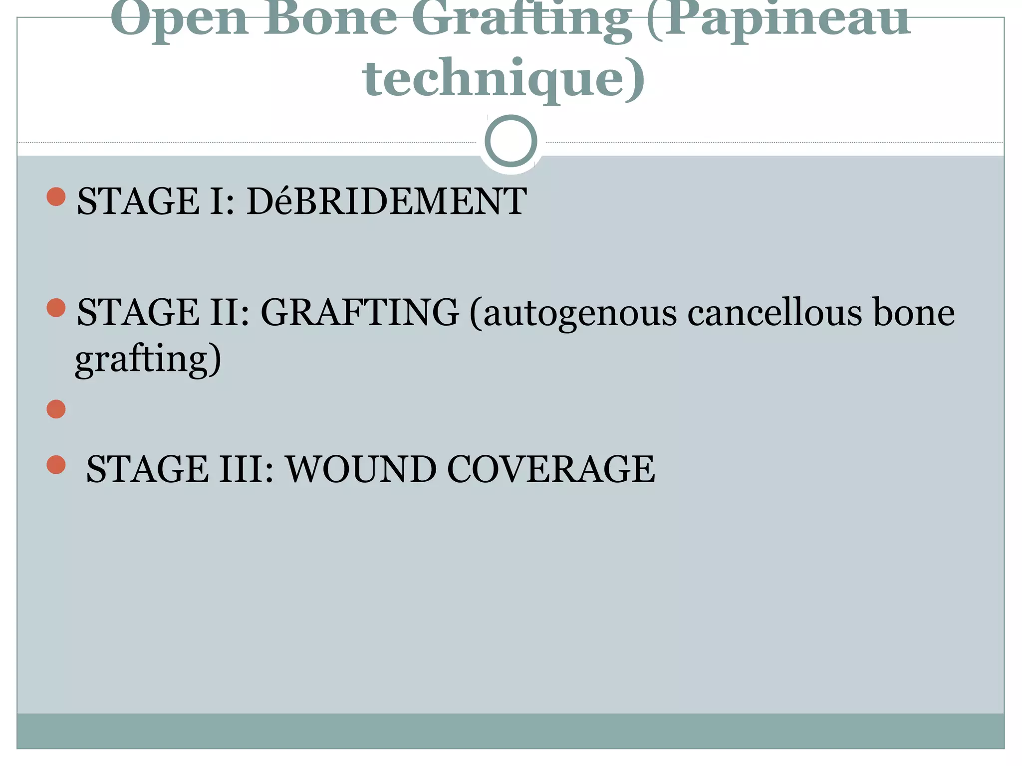 Chronic osteomyelitis | PPT