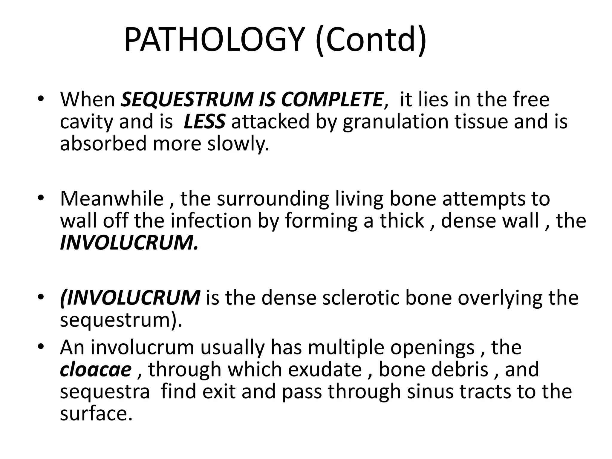 Chronic osteomyelitis | PPTX