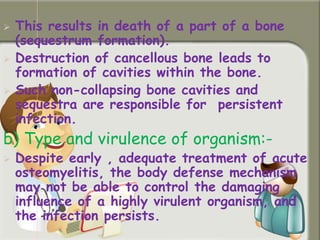 Chronic osteomyelitis | PPT