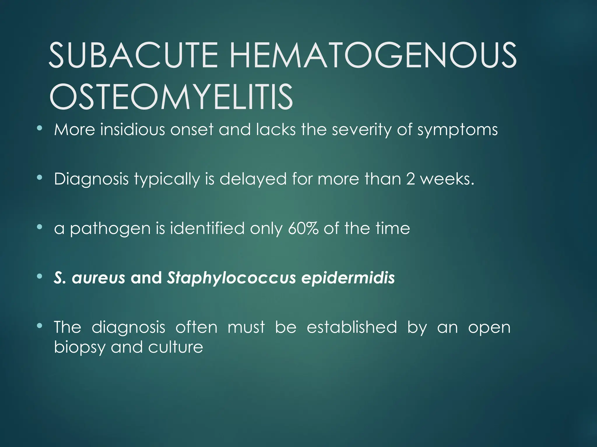 chronic osteomyelitis both acute and chronic | PPTX