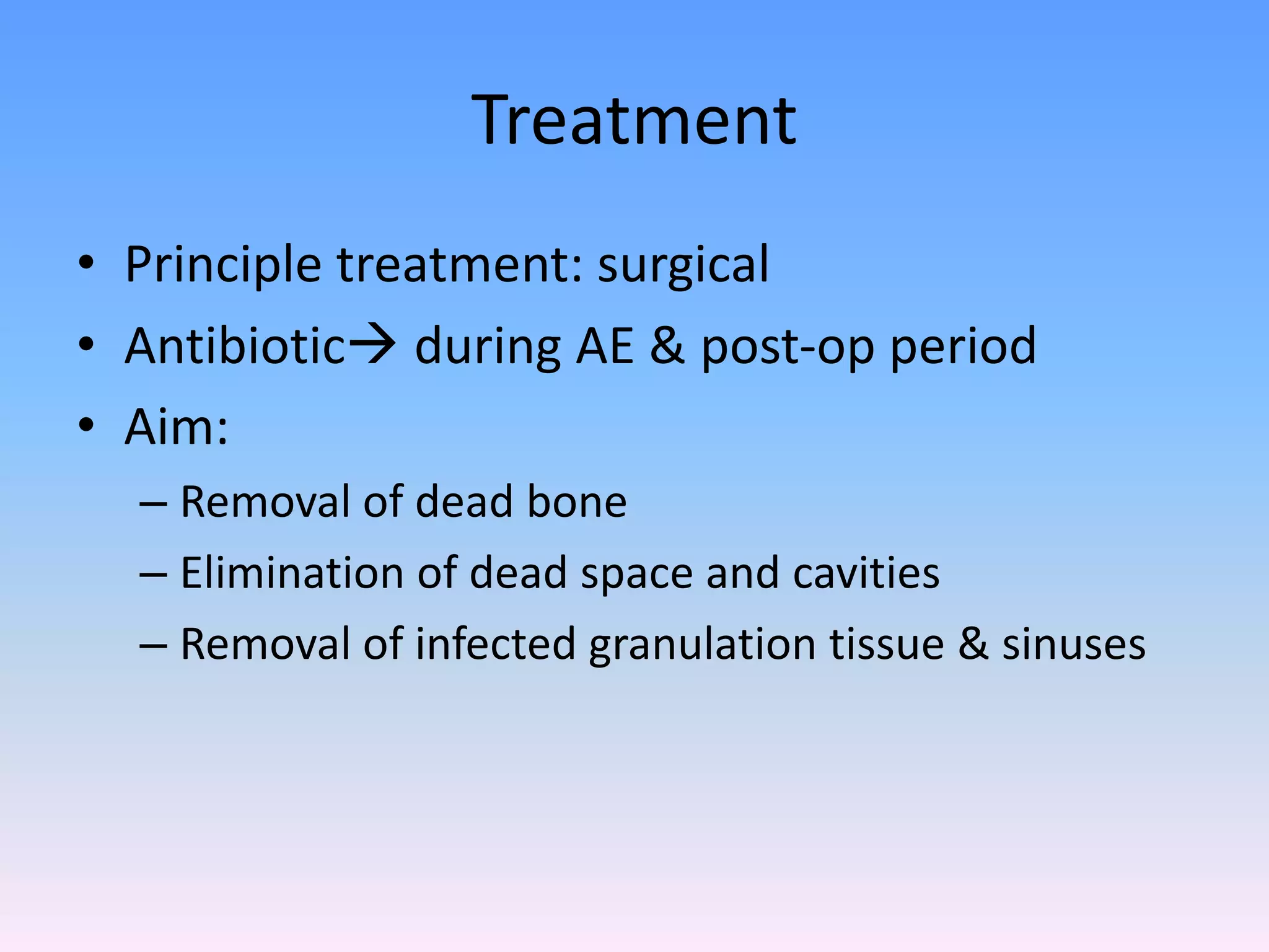 Chronic osteomyelitis2 | PPTX