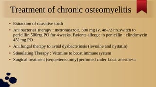 Chronic and subacute osteomyelitis | ODP