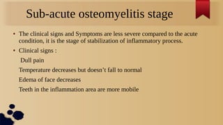 Chronic and subacute osteomyelitis | PPT