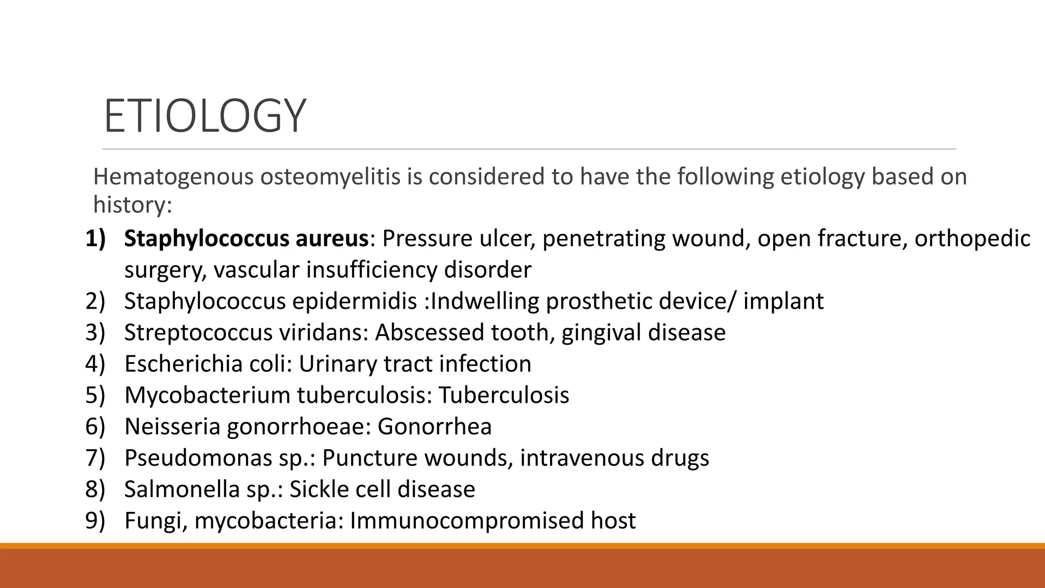 Chronic osteomyelitis seminar and case report ortho patho | PPTX