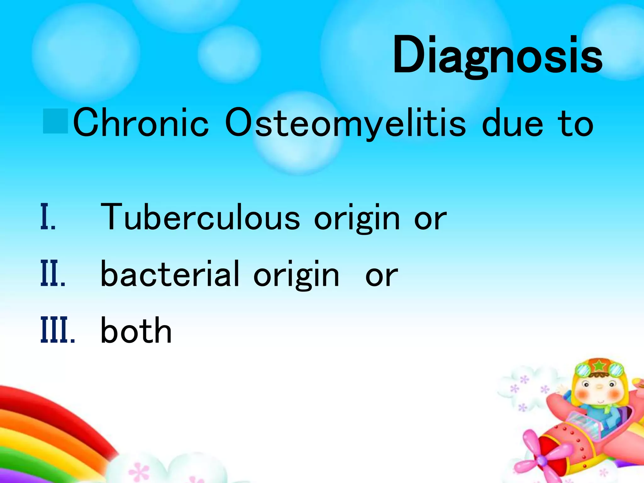 Chronic osteomyelitis | PPTX