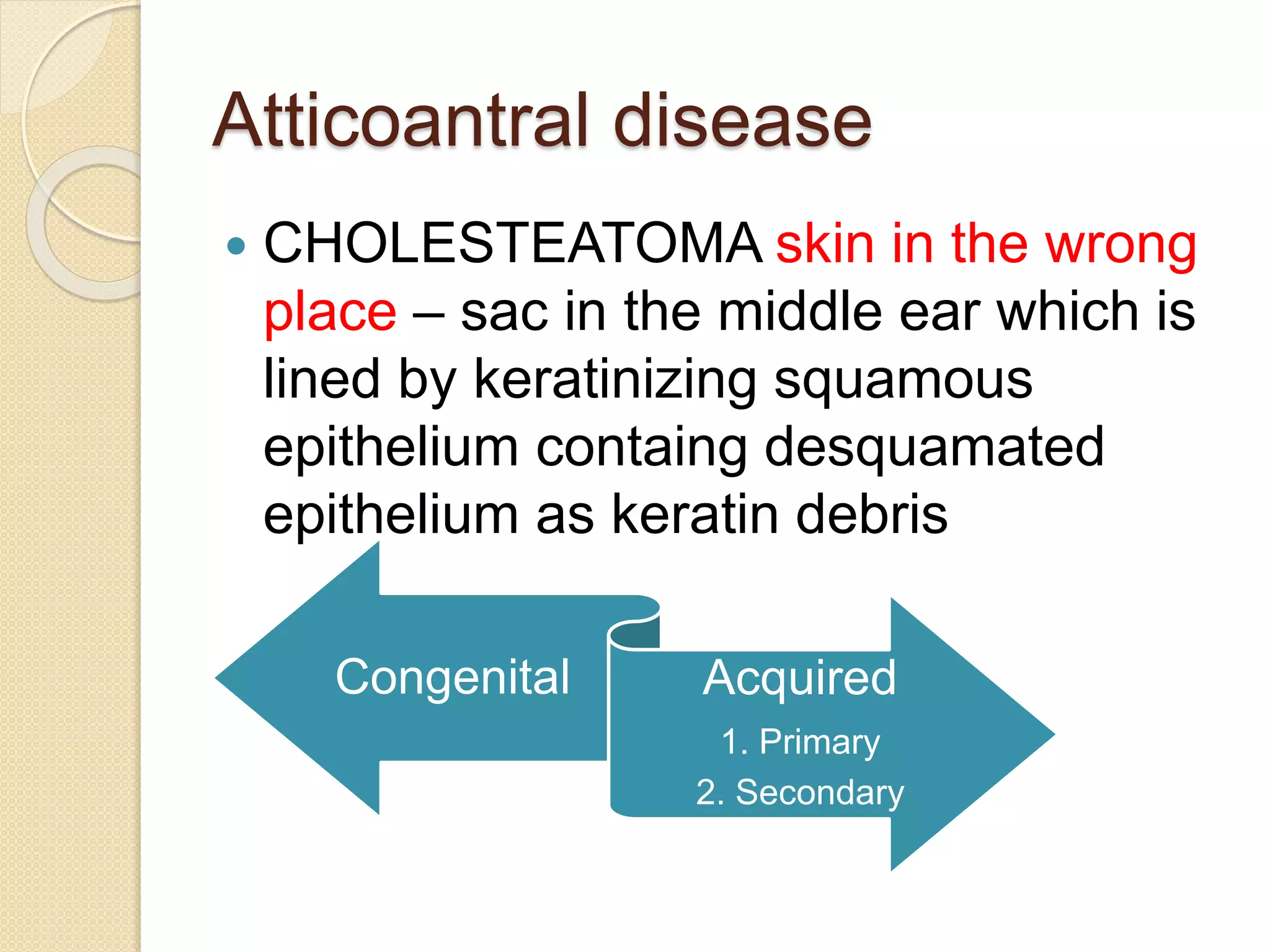 Chronic otitis media | PPTX