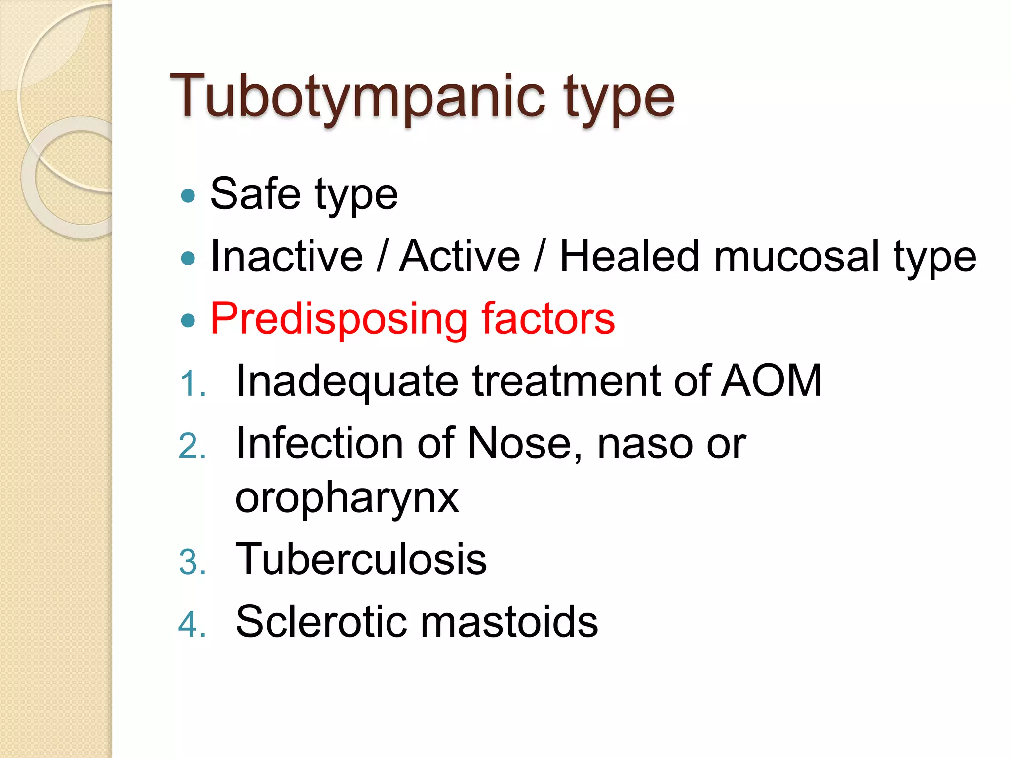 Chronic otitis media | PPTX