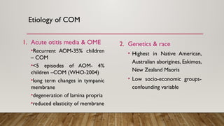 Chronic otitis media- Mucosal chronic chronic media idk | PPTX