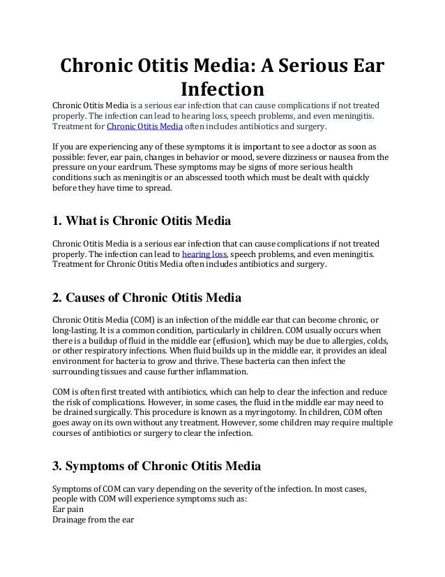 Chronic Otitis Media A Serious Ear Infection.pdf