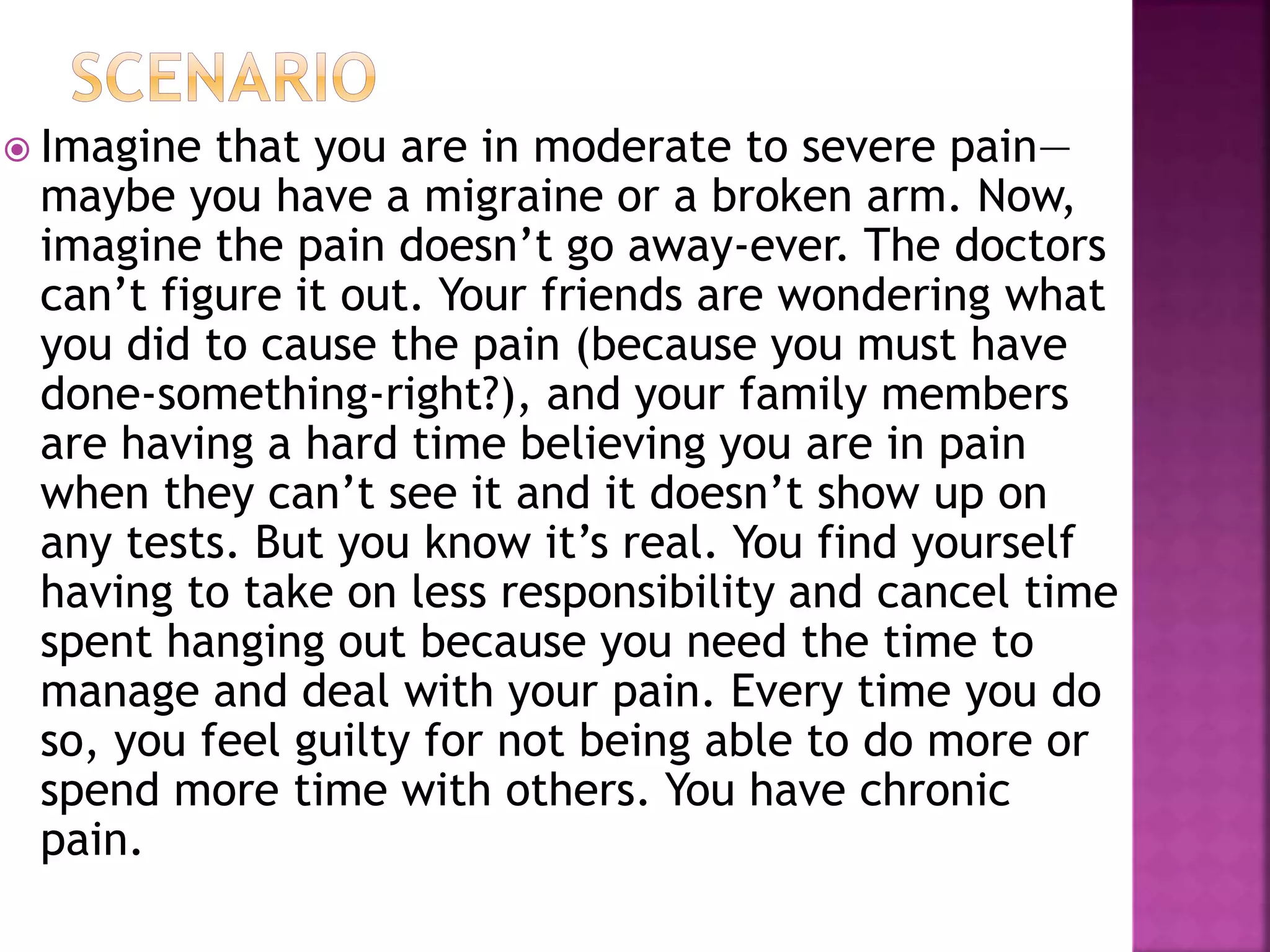 Chronic Pain Introduction | PPT