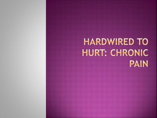 Chronic Pain Introduction | PPT