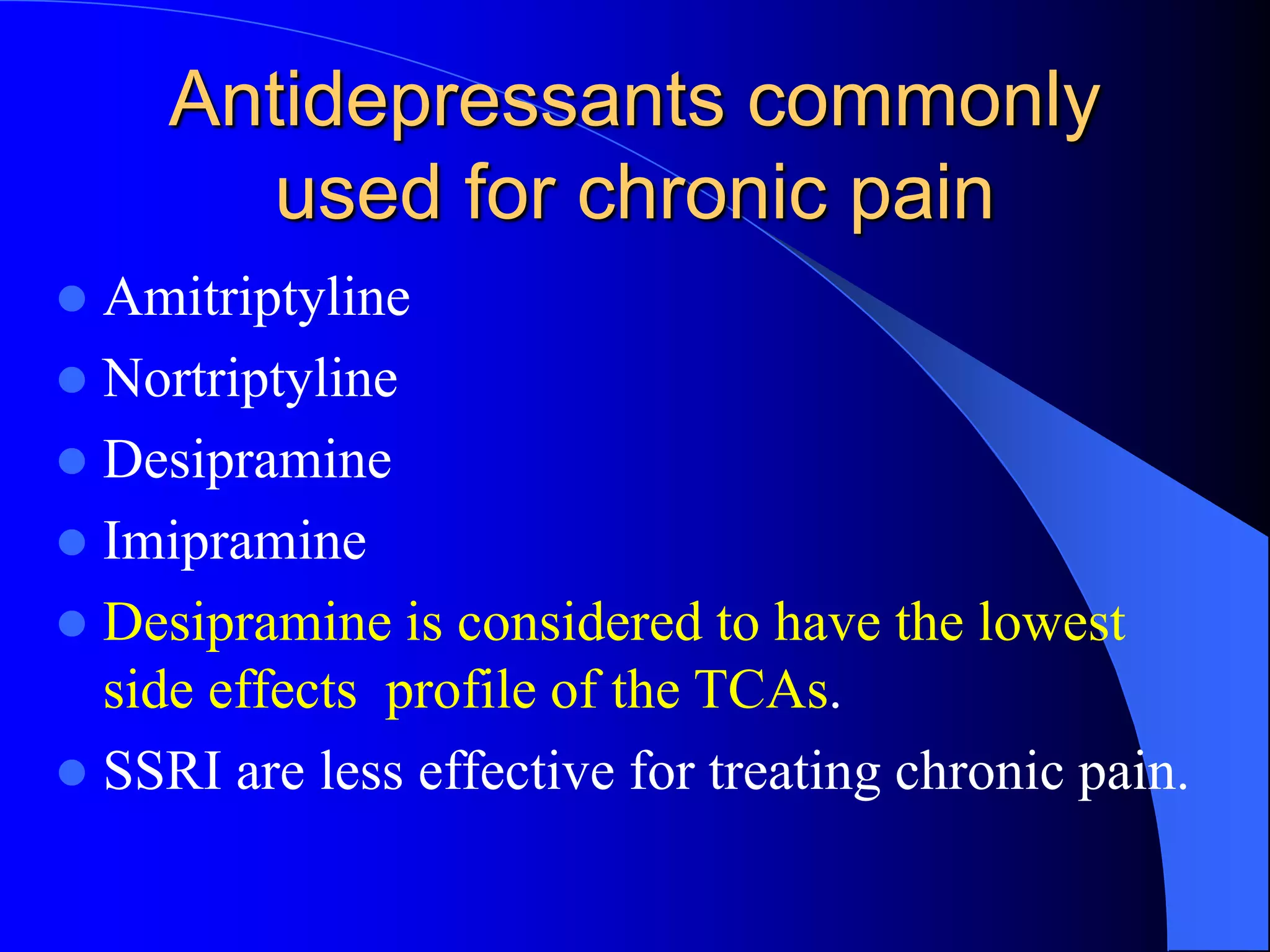 CHRONIC PAIN ----Management Update.ppt