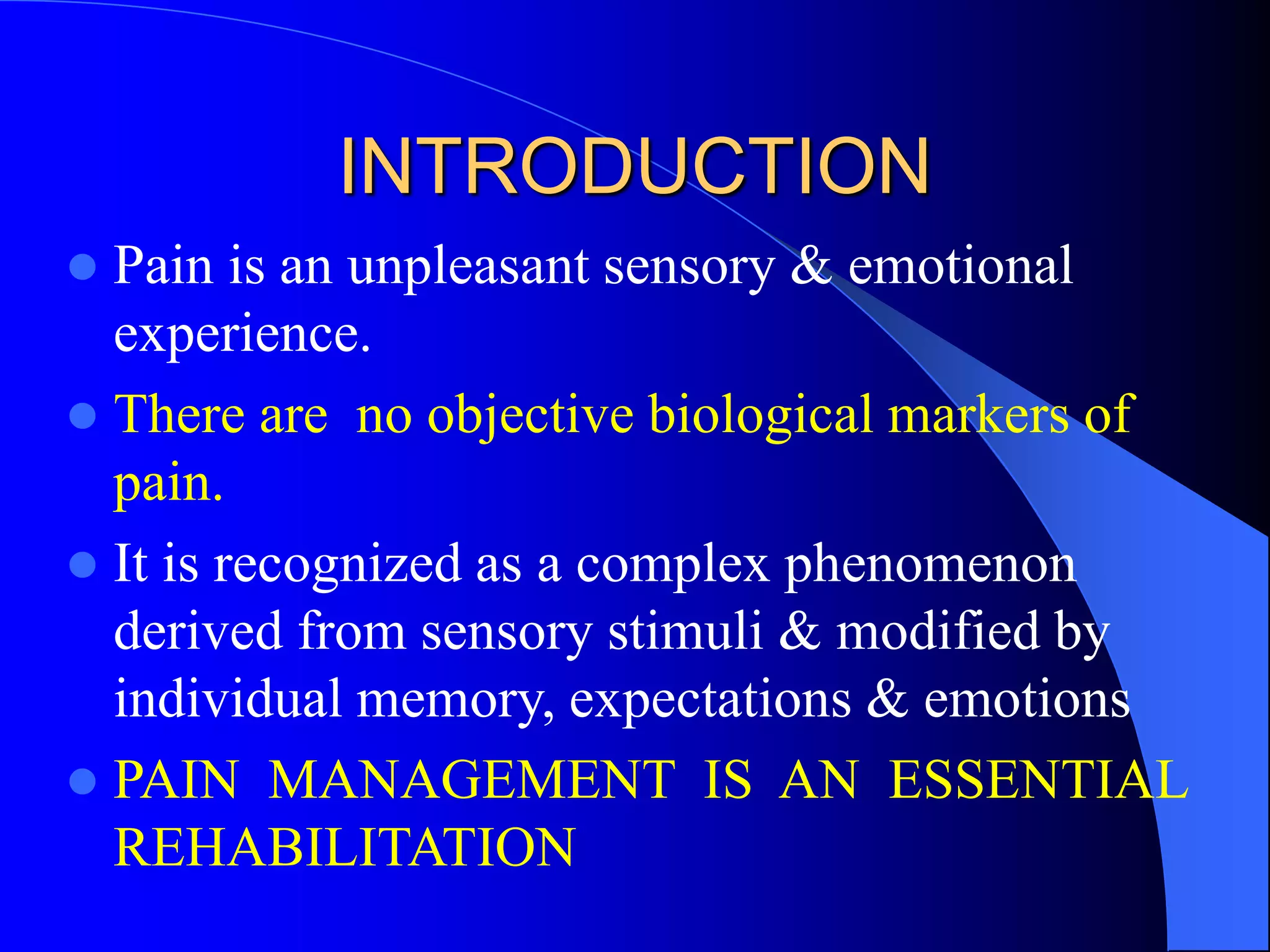 CHRONIC PAIN ----Management Update.ppt