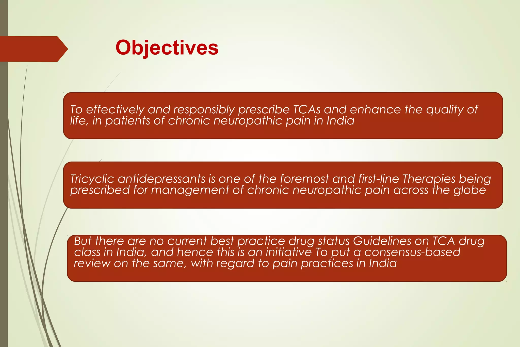 Chronic pain: Role of tricyclic antidepressants, dolsulepin | PPT