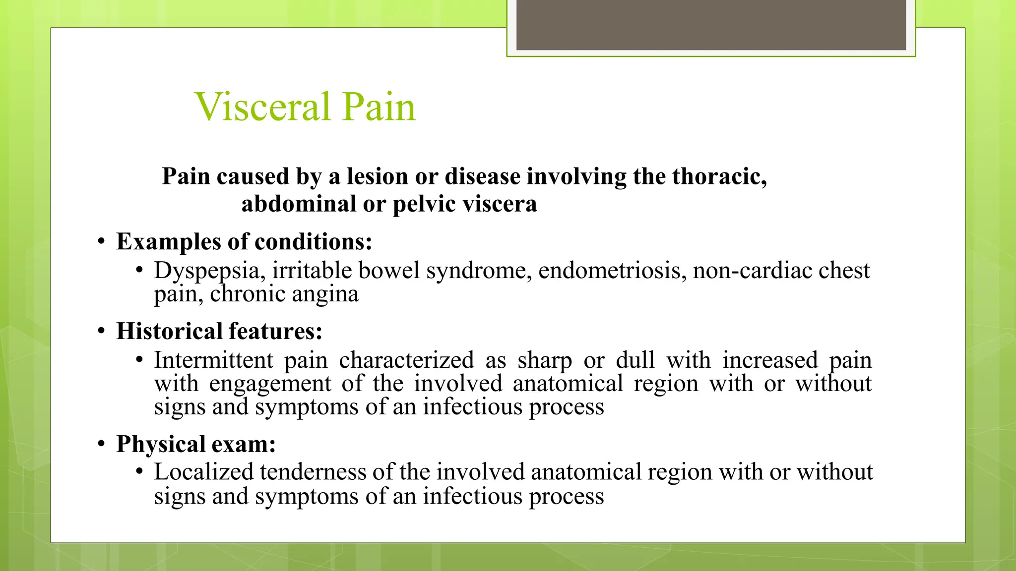 Chronic Pain management presentation ppt | PPTX