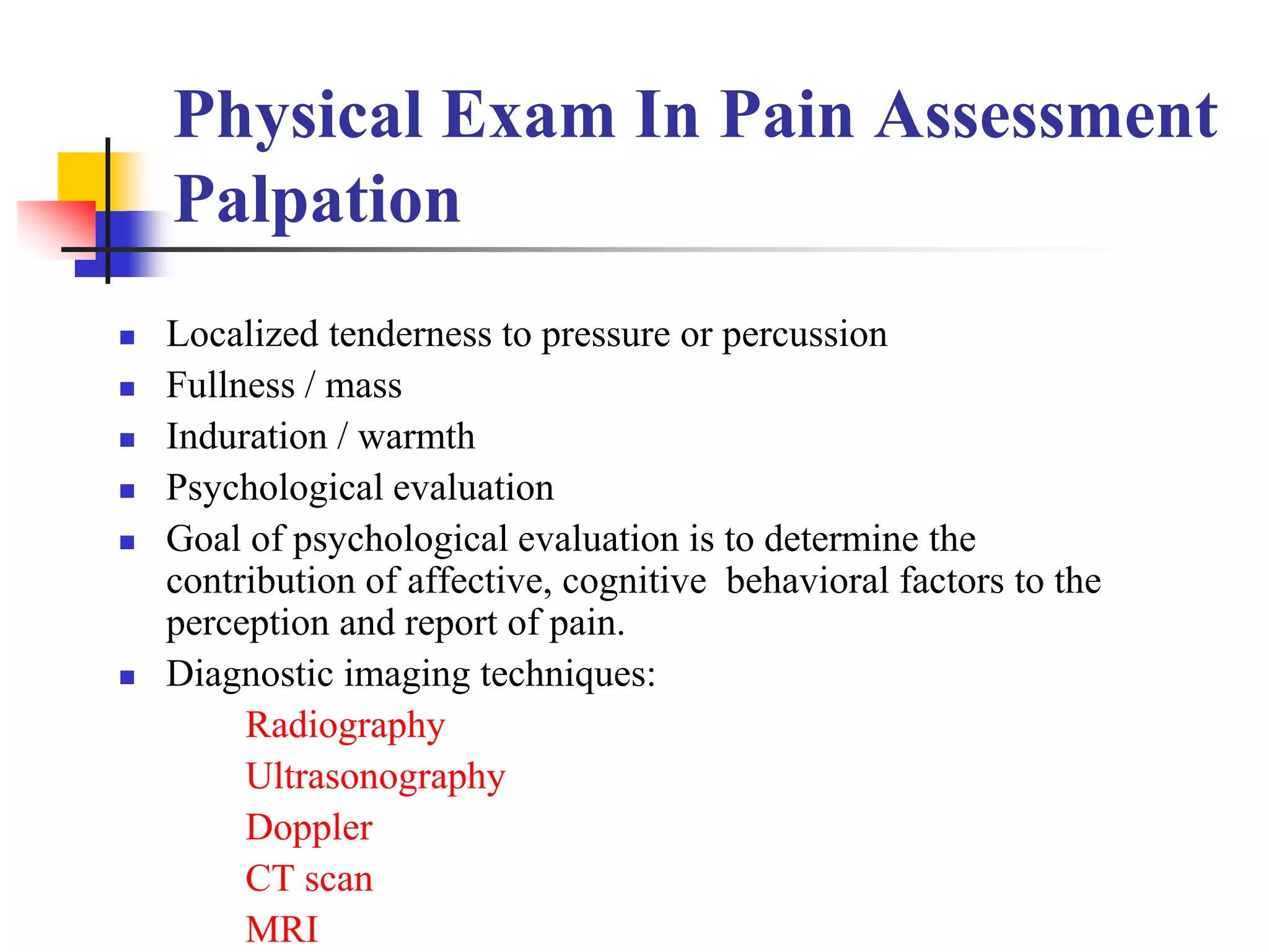 Chronic pain management | PPTX